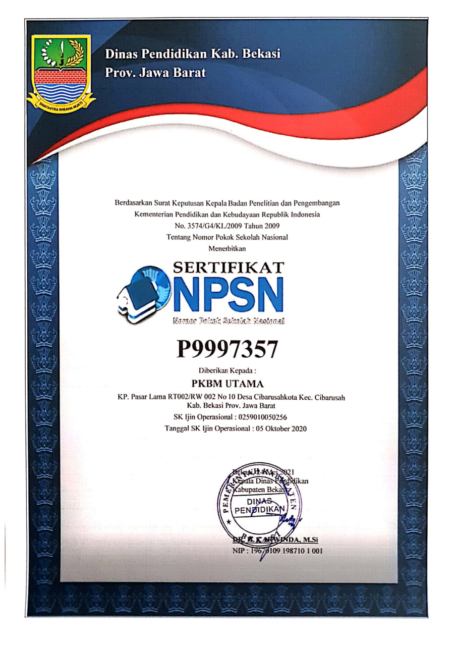 Legalitas PKBM Utama